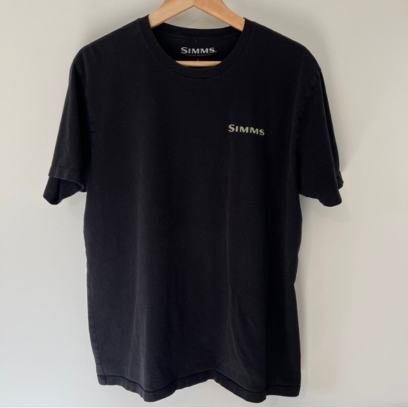 Simms | Shirts | Simms Black Short Sleeve Tee | Poshmark